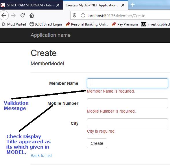 Learn About Validation Message And Validation Summary In Aspnet Mvc
